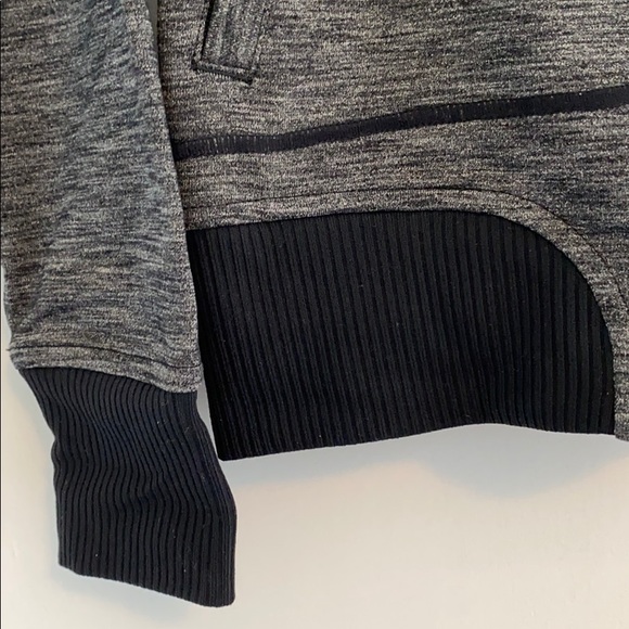 Athleta | Jackets & Coats | Athleta Bombastic Jacket In Black Heather ...